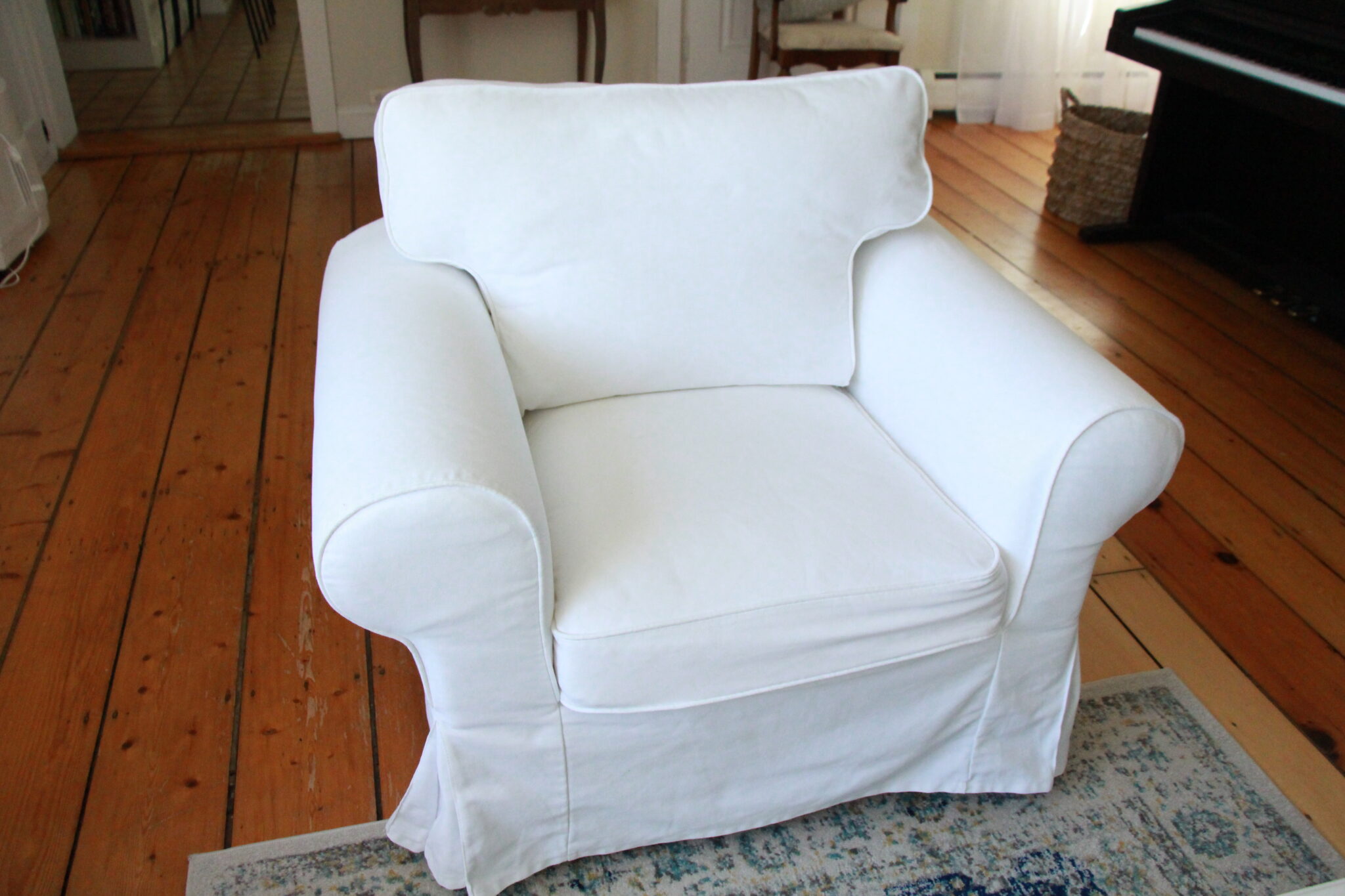 White Ikea Ektorp furniture -4 years later - My New England Seoul